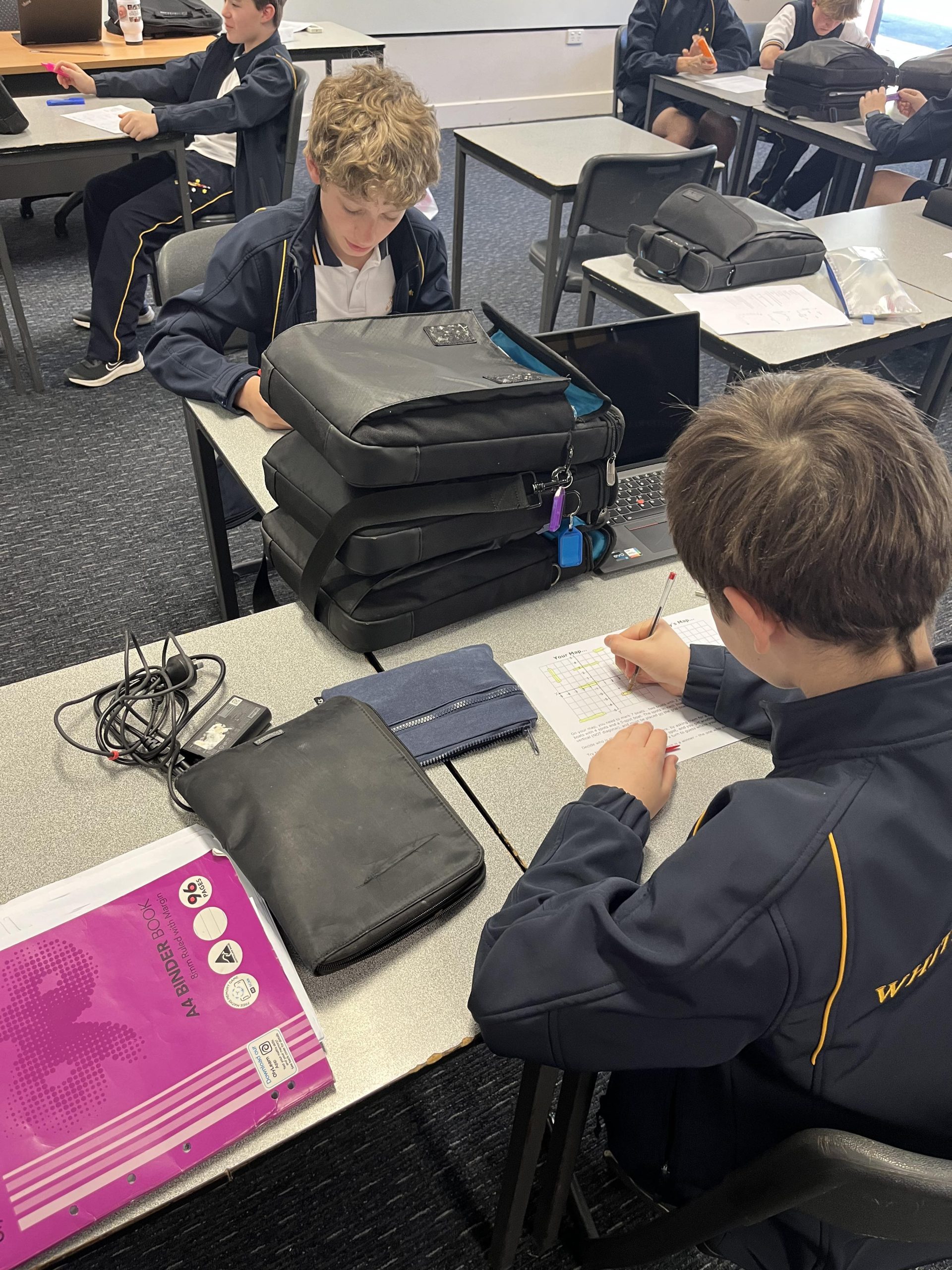 Year 7 Maths – Cartesian Planes & Battleships! - Whitefriars College