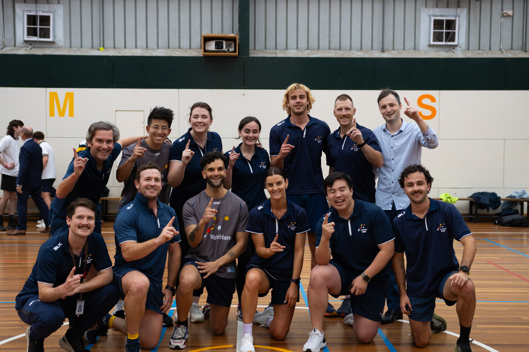 Teachers win by 1 goal! Staff v Students Netball - Whitefriars College