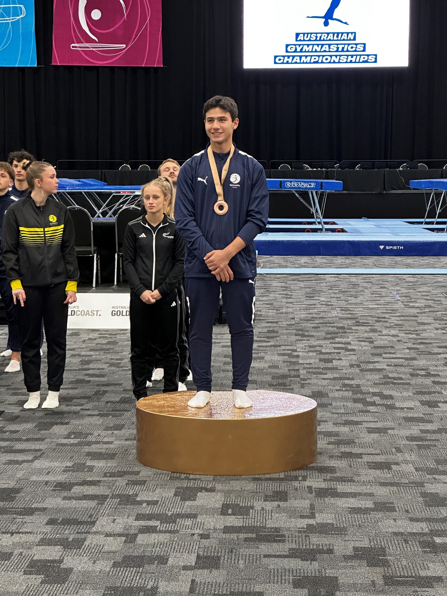 Tommy third best in Australian trampolining - Whitefriars College